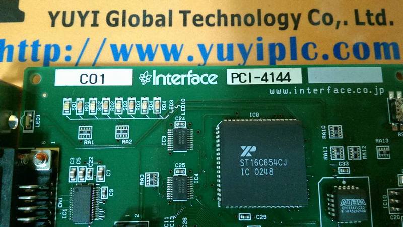 INTERFACE PCI-4144 PCI BOARD - PLC DCS SERVO Control MOTOR POWER SUPPLY IPC ROBOT